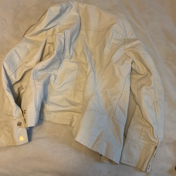 Point Zero | Jackets & Coats | Point Zero Leather Look Zip Up Jacket ...